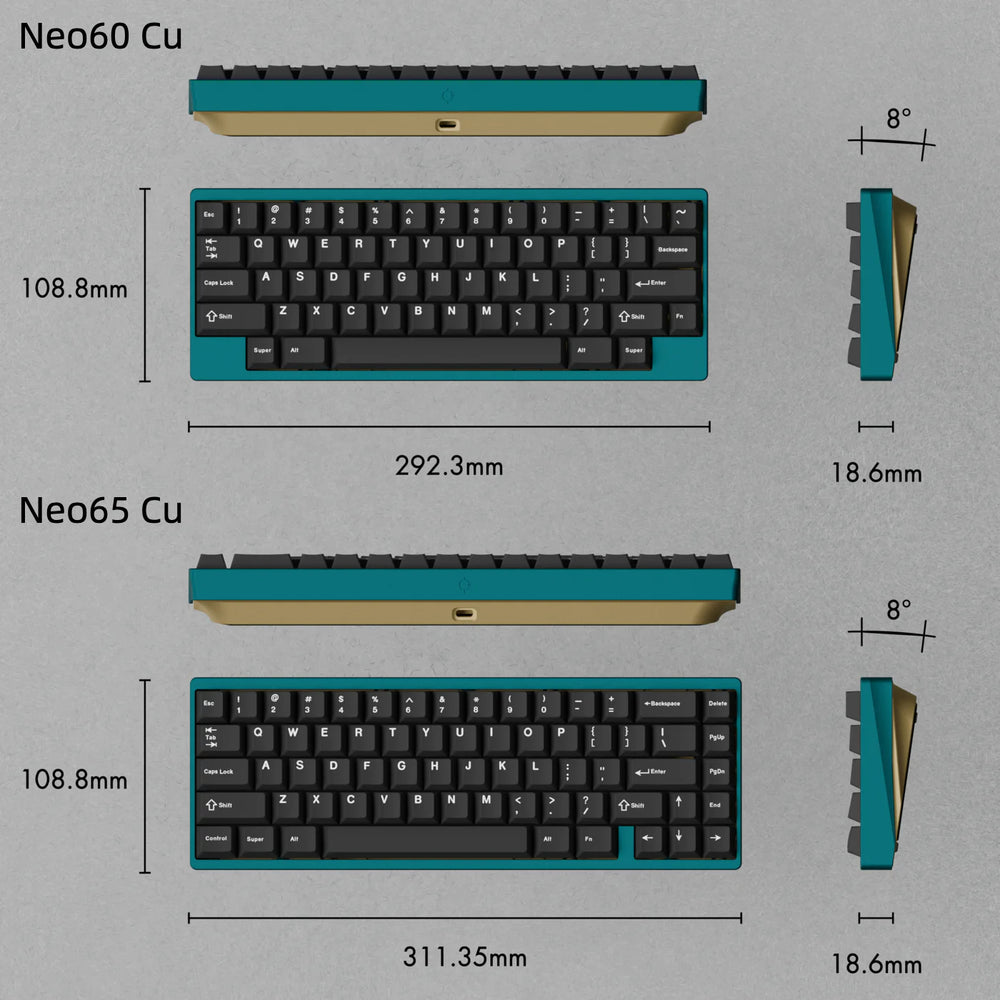 (Pre-order) Neo60 Cu Keyboard Kit