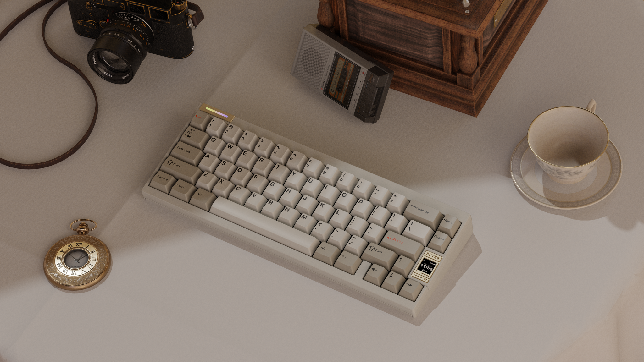 (Pre-Order) QK65v2 Keyboard Kit Spray Coated Case Batch 5