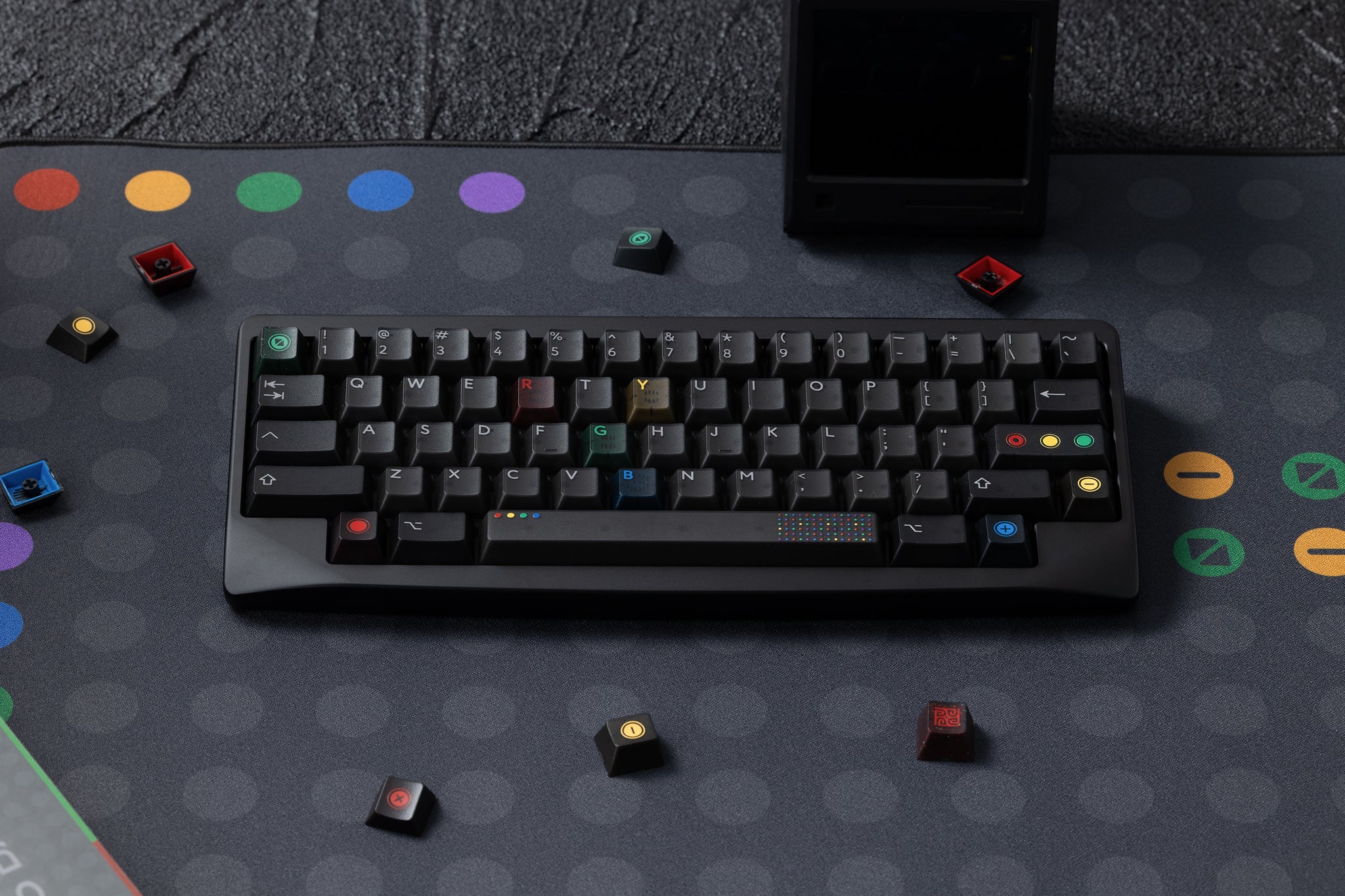 (In Stock) PBTfans Retro Dark Lights R2 Keycaps