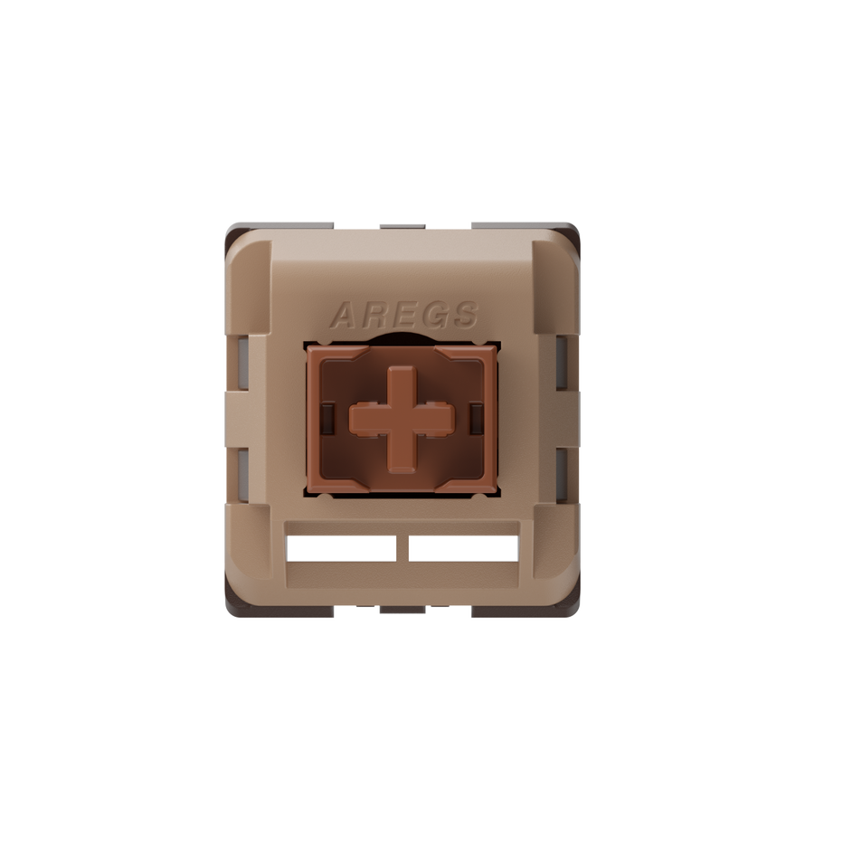 (In Stock) Caramel Chocolate Switches (10 Pack) – proto[Typist] Keyboards