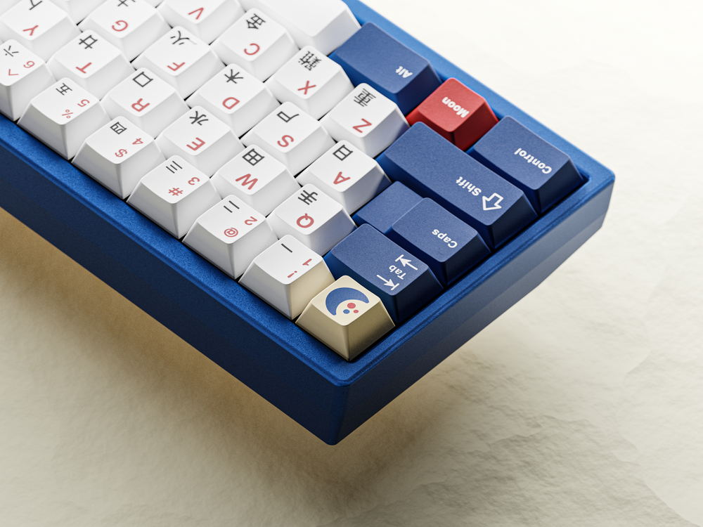 (In Stock) KKB Moon Rabbit Keycaps