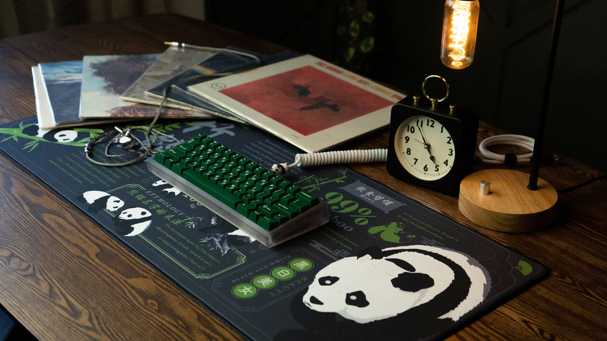 (In Stock) Panda Themed Deskmats – proto[Typist] Keyboards
