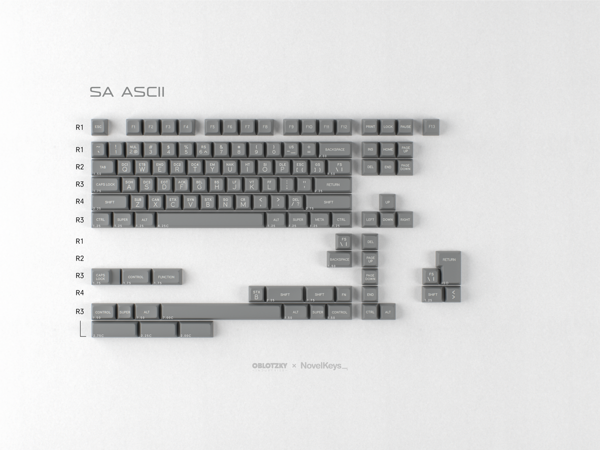(In Stock) SA ASCII Keycaps – proto[Typist] Keyboards