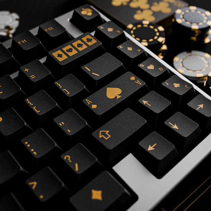(Group Buy) GMK Black & Gold
