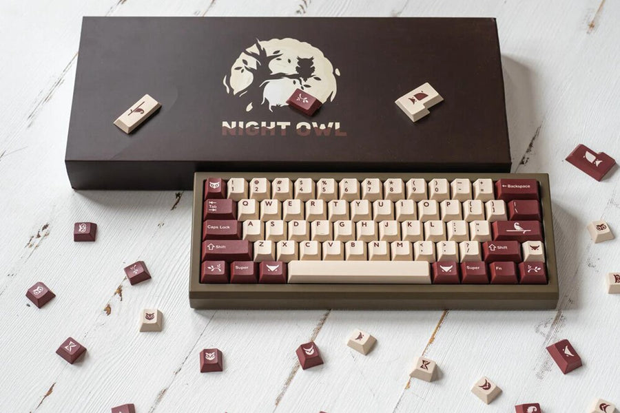 (In Stock) Poco E-Studio Night Owl Keycaps – proto[Typist] Keyboards