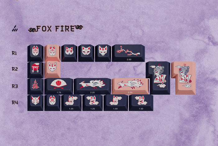 (Protozoa) GMK Kitsune Keycaps