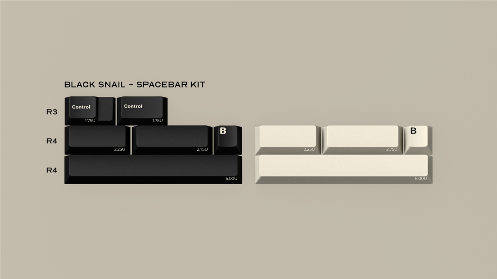 (In Stock) GMK Black Snail – proto[Typist] Keyboards