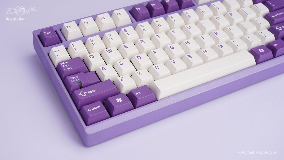 (Group Buy) ZOOM TKL ESSENTIAL EDITION - Lilac – proto[Typist] Keyboards