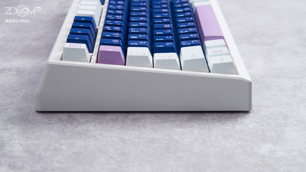 (Group Buy) Zoom75 Special Edition - E-White – proto[Typist] Keyboards
