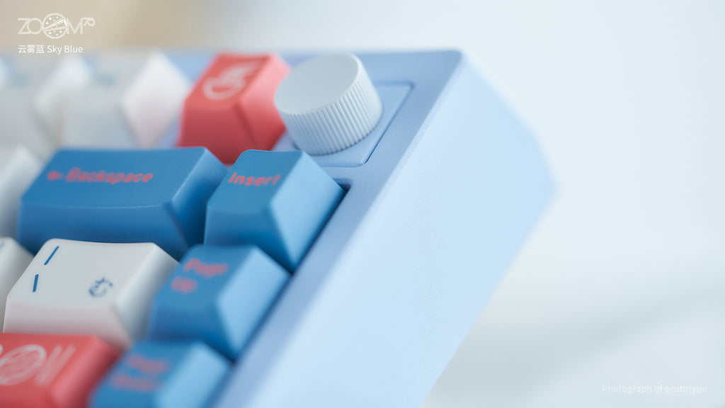 (Group Buy) Zoom75 Essential Edition - Sky Blue – proto[Typist] Keyboards